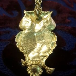 HMS | Jewelry | Hms Owl Necklace Vintage 15 L | Poshmark